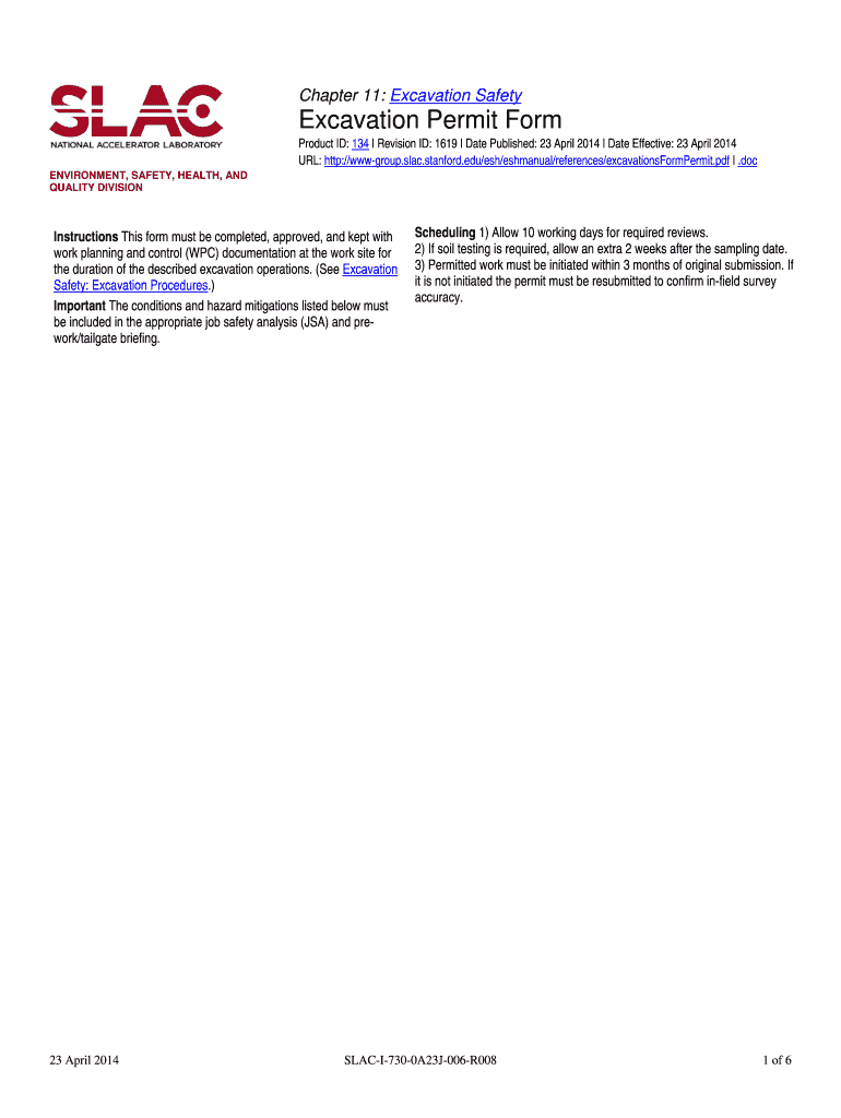 Fillable Online Chapter 11: Excavation Safety Fax Email Print - pdfFiller