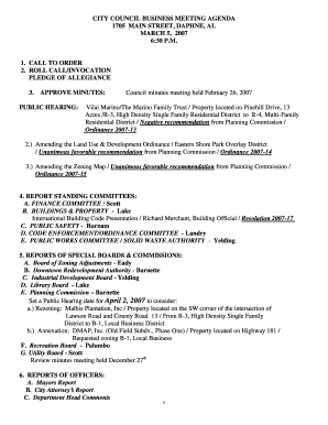 MOTION CARRIED - City Of Daphne - Fill and Sign Printable Template Online