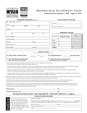 Fillable Online odegaenea gae office in dekalb form Fax Email Print ...