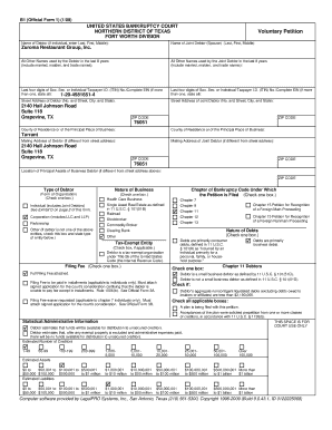 Fillable Online joyce lindauer bankruptcy form Fax Email Print - pdfFiller