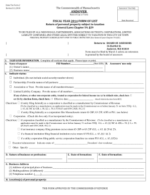 Ma State Tax Form 2 Fillable - Fill Online, Printable, Fillable, Blank ...