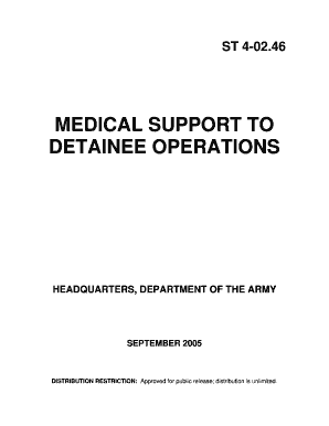 Fillable Online Medical Support to Detainee Operations Fax Email Print ...