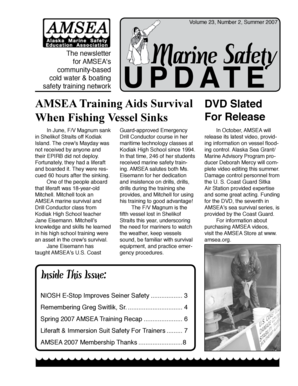 Fillable Online amsea Summer 2007 - AMSEA - amsea Fax Email Print ...