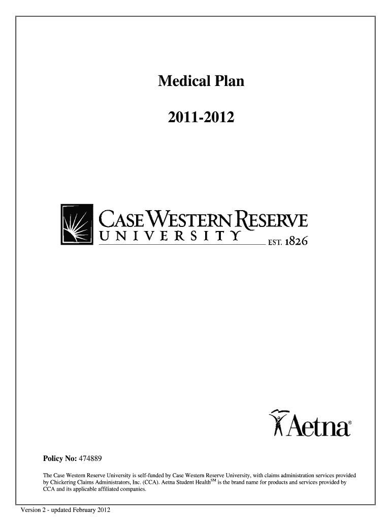 Fillable Online Student Medical Plan 2011-2012 Fax Email Print - pdfFiller