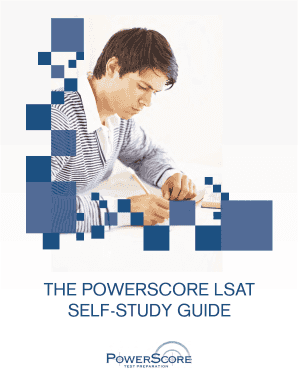 Fillable Online LSAT Self Study Guide. LSAT Prep Fax Email Print ...