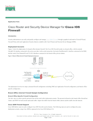 Fillable Online Cisco Router and Security Device Manager for Cisco IOS ...
