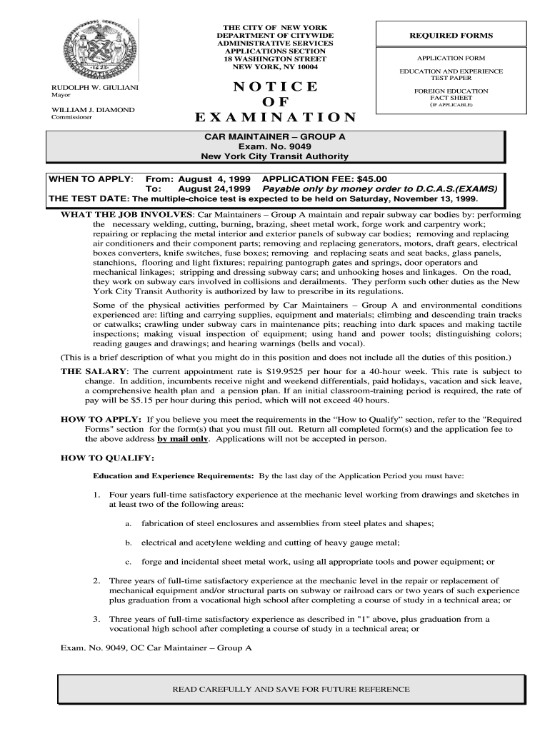 Fillable Online APPLICATIONS SECTION Fax Email Print - pdfFiller