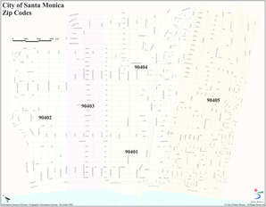 Fillable Online City of Santa Monica Zip Codes Fax Email Print - pdfFiller