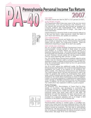 Fillable Online Pennsylvania Personal Income Tax Return Fax Email Print ...