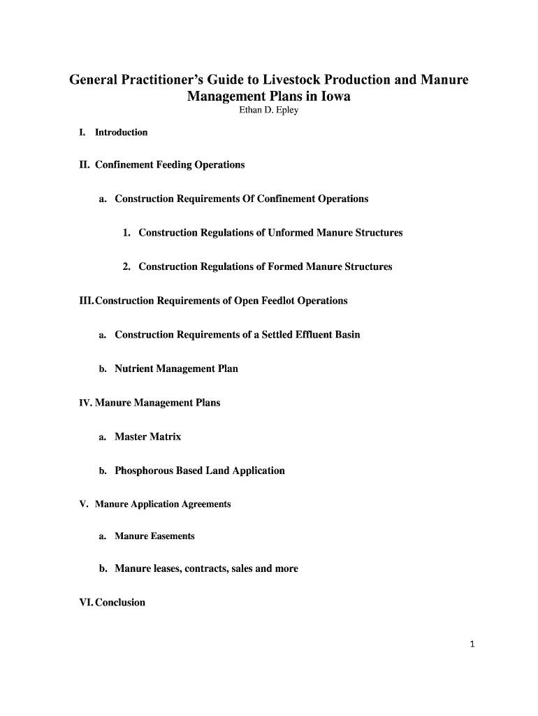 Fillable Online General Practitioner’s Guide to Livestock Production ...