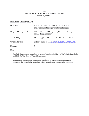 Fillable Online THE GUIDE TO DATA STANDARDS (Part A: Human Resources ...