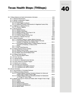 Fillable Online Texas Health Steps (THSteps) Fax Email Print - pdfFiller