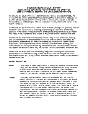 SOUTHERN NEVADA HEALTH DISTRICT - Southernnevadahealthdistrict - Fill ...