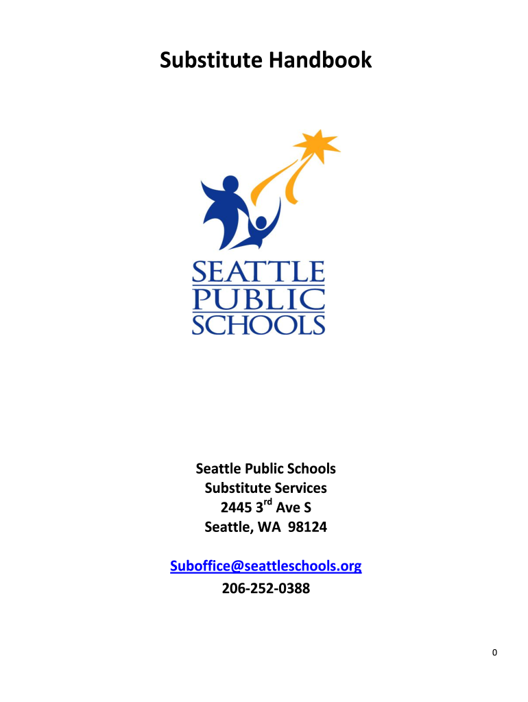 Fillable Online seattleschools seattle public schools substitute ...