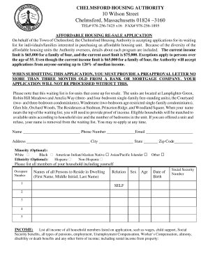 Fillable Online SECTION 8 RENTAL ASSISTANCE PRE-APPLICATION Fax Email ...