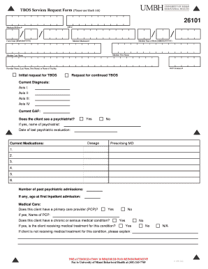 Fillable Online umbh med miami umbh pervasive form Fax Email Print ...