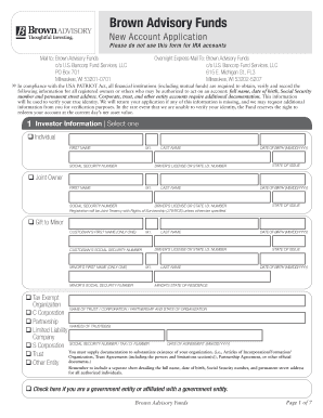 Brown Advisory Funds - Brown Advisory Mutual Funds - Fill and Sign ...