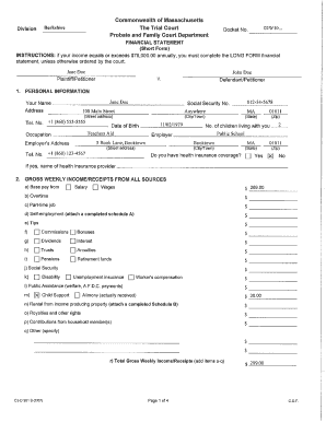 Fillable Online Financial Statement Fax Email Print - pdfFiller