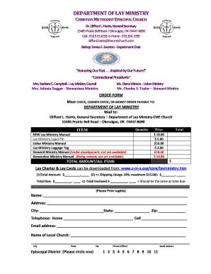 Cme Church Lay Department - Fill Online, Printable, Fillable, Blank ...