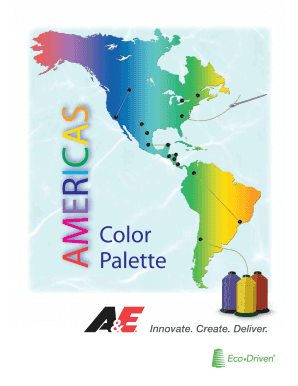 Fillable Online AMERICAS Color Palette Fax Email Print - pdfFiller