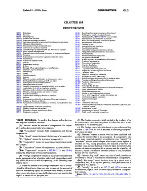 Chapter 185, Wis. Statute - Wisconsin Legislative Documents - Docs ...