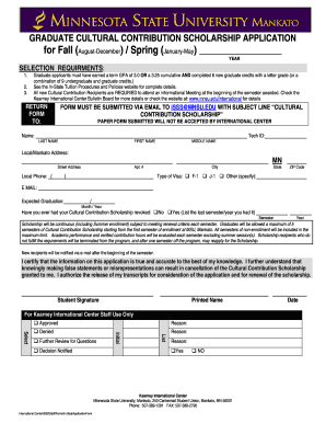 contribution scholarship Fill Online, Printable, Fillable, Blank - pdfFiller