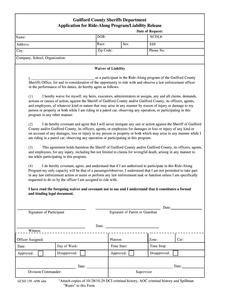 NC GCSD 159 Form - Fill Online, Printable, Fillable, Blank - pdfFiller