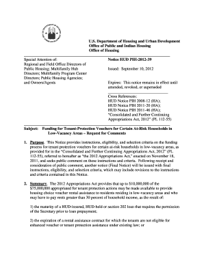 Fillable Online Funding for Tenant-Protection Vouchers for Certain At ...