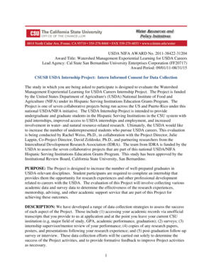 Fillable Online Intern Informed Consent for Data Collection Fax Email ...