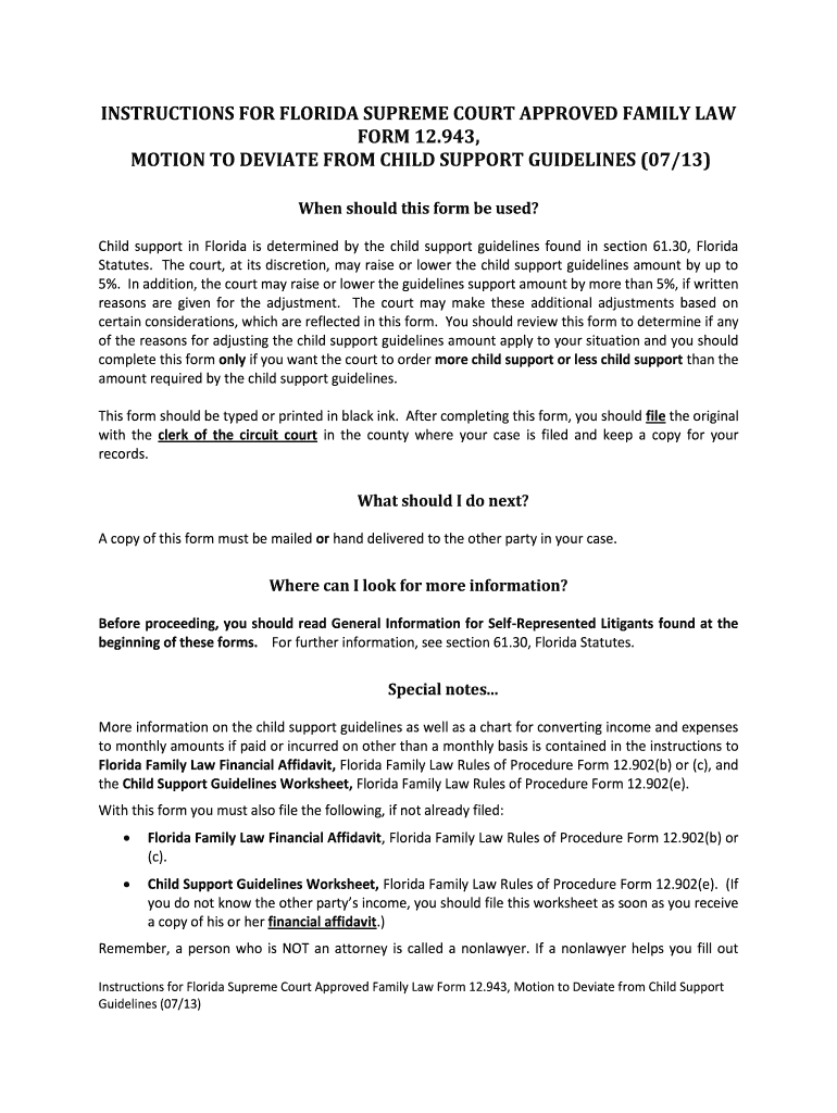 Motion Child Support 2012 Form Fill Out Sign Online DocHub