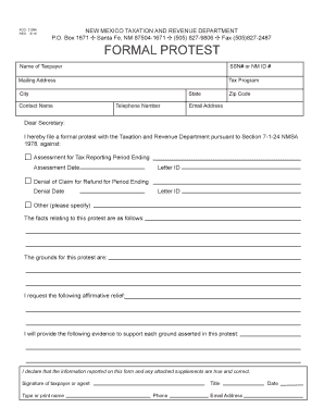 1996 Form NM ACD-31094 Fill Online, Printable, Fillable, Blank - pdfFiller