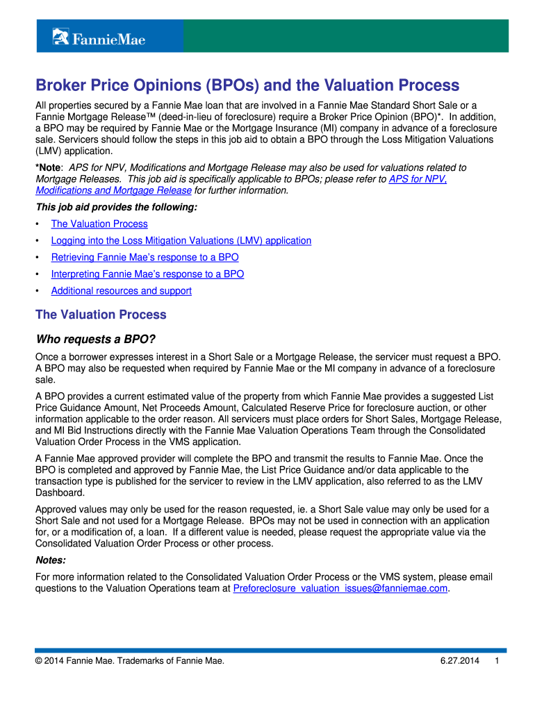 Broker Opinion Of Value Template Fill Out Sign Online DocHub