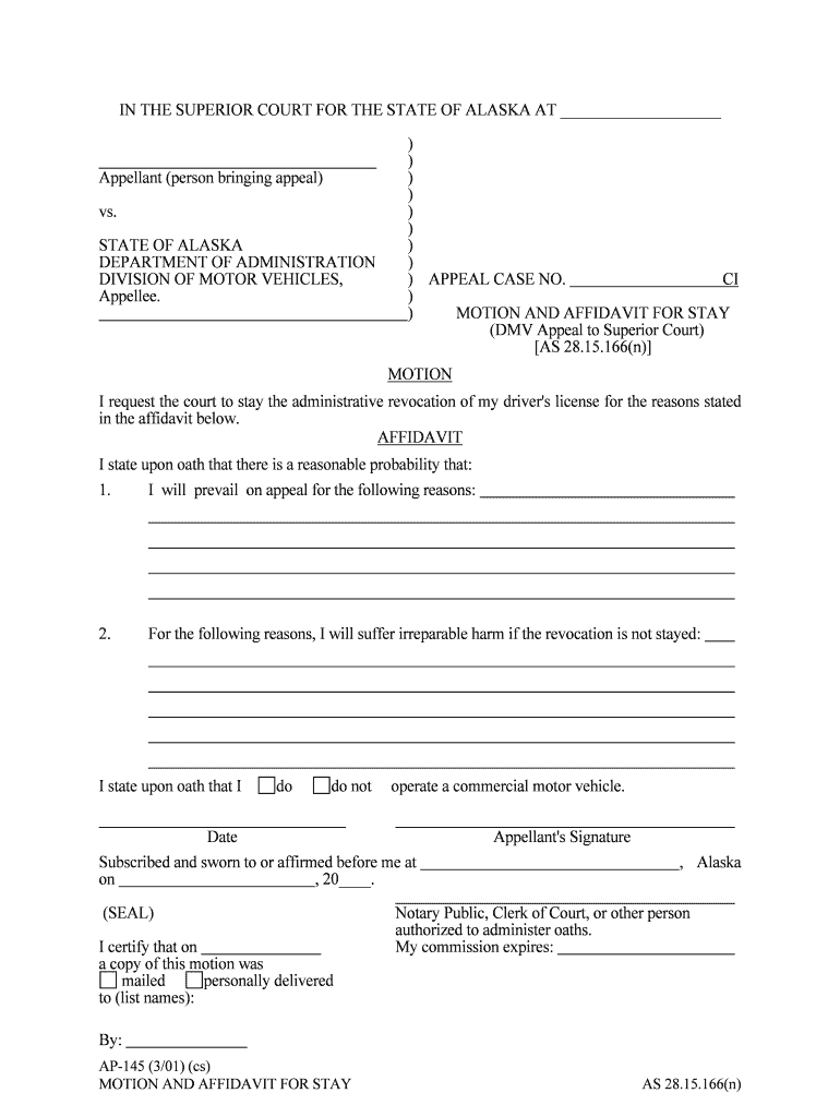AK AP-145 Form - Fill Online, Printable, Fillable, Blank - pdfFiller