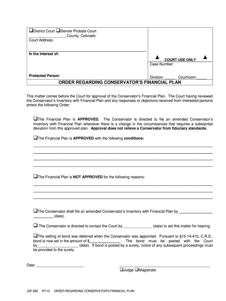 Order regarding financial: Fill out & sign online | DocHub