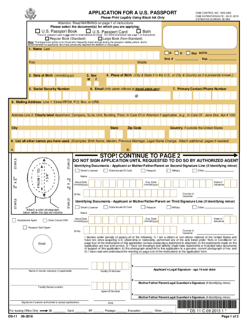 Ds 11 Printable Form