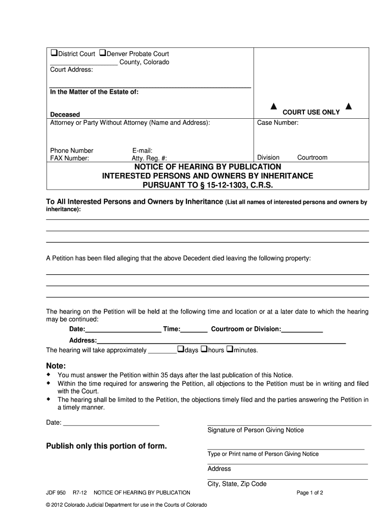 - courts state co: Fill out & sign online | DocHub