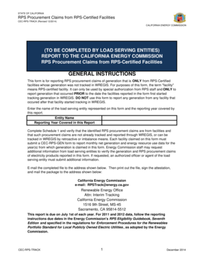 Fillable Online energy ca General instructions - California Energy ...