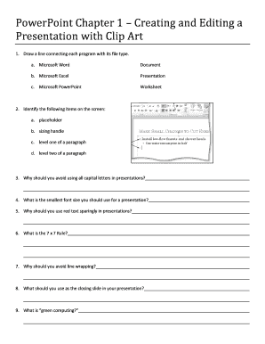Fillable Online crsd PowerPoint Chapter 1 Creating and Editing a Fax Email Print - pdfFiller
