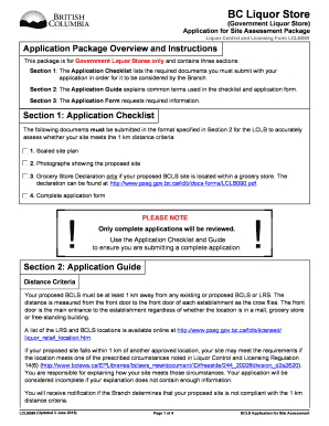 Fillable Online pssg gov bc Liquor Control and Licensing Form LCLB089 ...