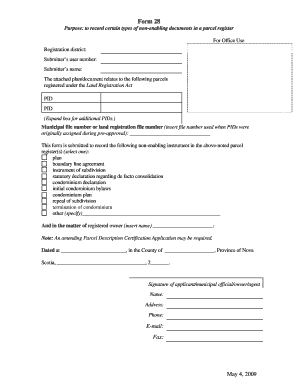 Fillable Online ans-property-form-28.doc Fax Email Print - pdfFiller