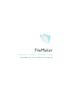 Fillable Online for FileMaker Pro 10 and FileMaker Pro 10 Advanced Fax ...