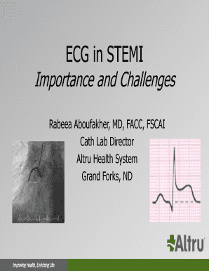 Fillable Online ECG in STEMI Fax Email Print - pdfFiller