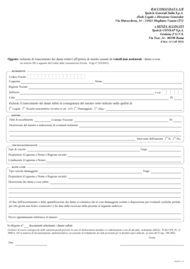 Compilabile Online RACCOMANDATA AR e SENZA ALLEGATI Spettle CONSAP Fax ...