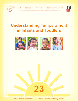 Fillable Online csefel vanderbilt Center on the Social and Emotional ...