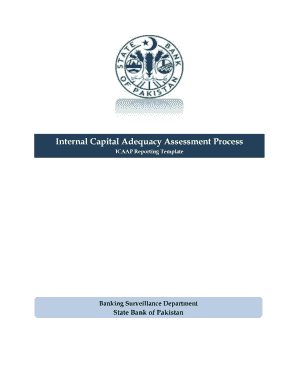 Fillable Online sbp org Internal Capital Adequacy Assessment Process ...