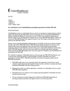 Fillable Online cmanet TRICARE Cover Letter for SMG and MG ...