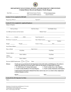 Fillable Online DEPARTMENT OF JUVENILE JUSTICE AND DELINQUENCY ...