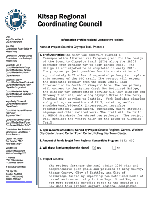 Fillable Online kitsapregionalcouncil dard sto form Fax Email Print ...