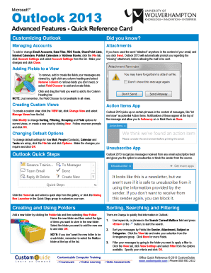 Fillable Online Customizing Outlook Fax Email Print - pdfFiller