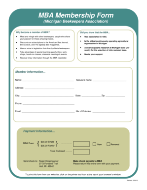 Fillable Online MBA-membership-form.pub Fax Email Print - pdfFiller